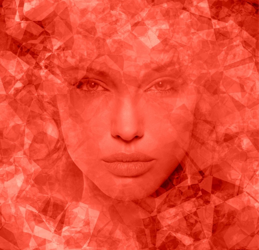 Scarlet Red Levekunst Art Of Life